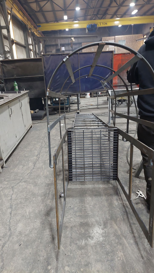 Ladder Security Cages | The Welding Shop Calgary