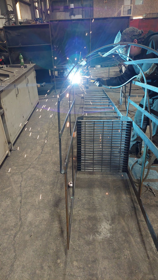 Ladder Security Cages | The Welding Shop Calgary