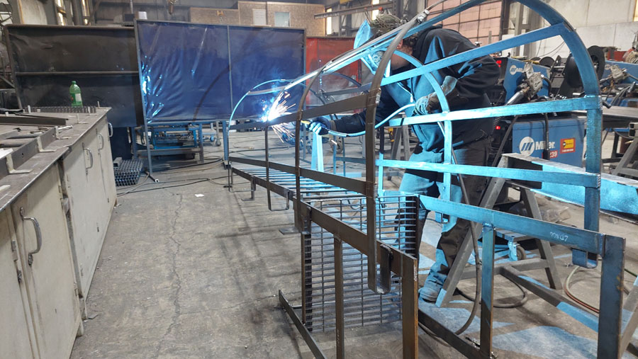 Ladder Security Cages | The Welding Shop Calgary