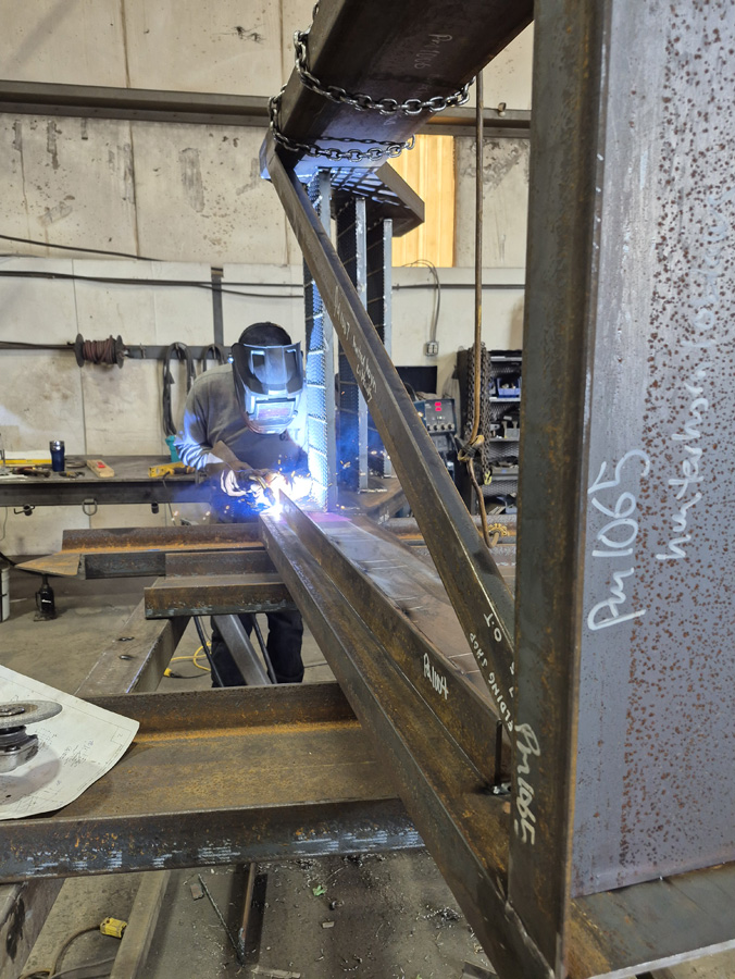 The Welding Shop Calgary Industrial Stair and Landing (1) | The Welding ...